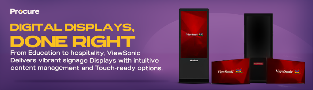 ViewSonic Digital Signage Displays – Commercial & Interactive Solutions ...