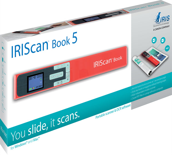 IRIS IRIScan Book 5 Portable Wifi Scanner- Red – Procure FZE