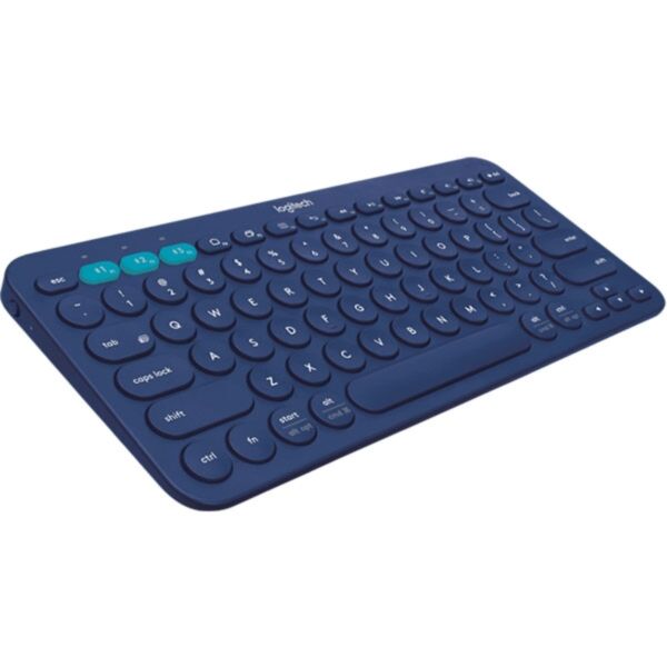 Logitech K380 Multi-Device Bluetooth Keyboard – Compact Blue Design ...